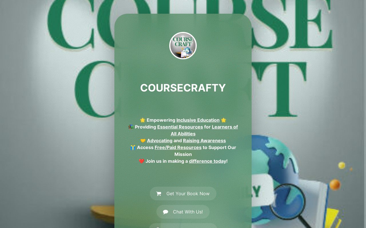 CourseCraft: Empowering Inclusive Education